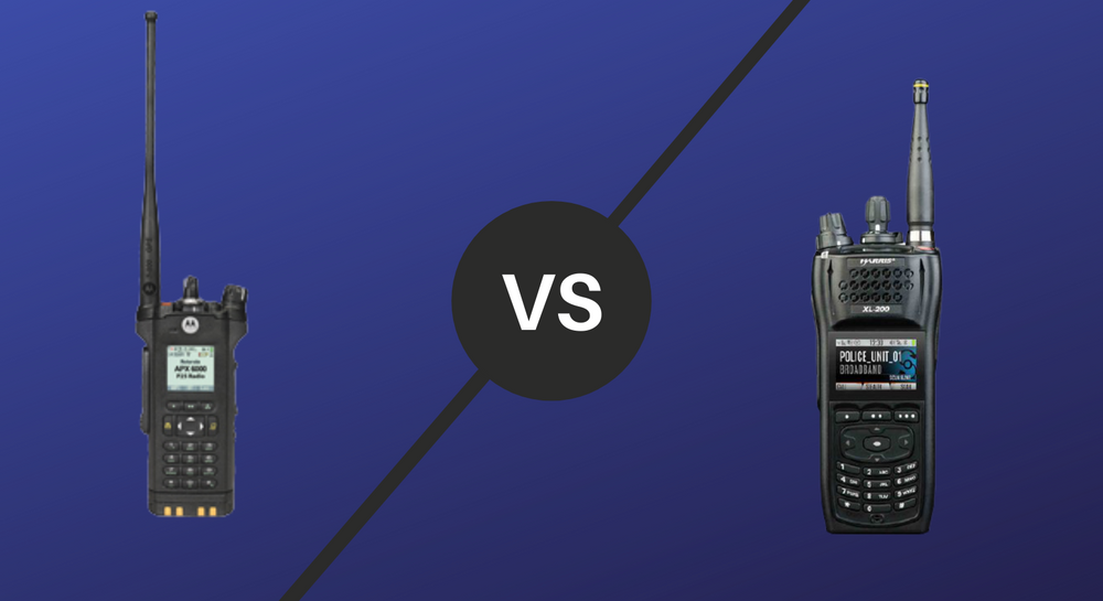 Motorola APX 6000 vs Harris XL-200P [Comparison Review]