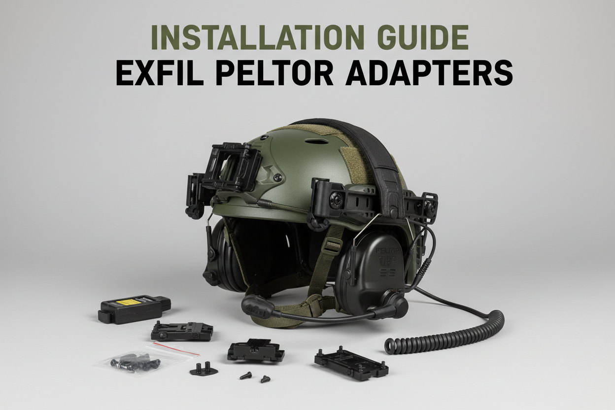 INSTALLATION INSTRUCTIONS CONNECTING EXFIL PELTOR QUICK RELASE ADAPTER